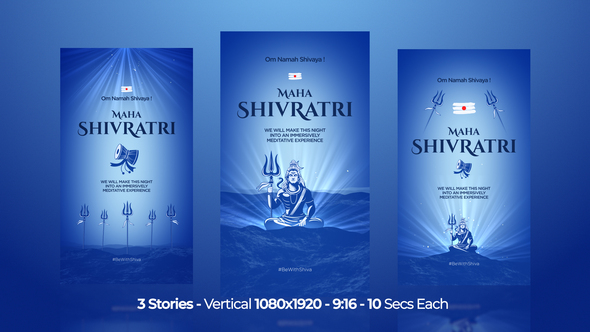 Maha Shivratri Instagram Stories, After Effects Project Files | VideoHive